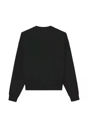 Off-White Logo-print Crew-neck Sweater - Black