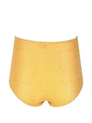 LAURA URBINATI Glitter-effect High-waist Bikini Bottom
