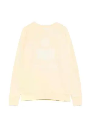 MARANT ETOILE Millyny Flocked-logo Sweatshirt - Yellow