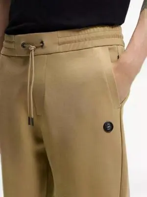 BOSS Cotton-blend Track Pants With Double B Monogram Badge