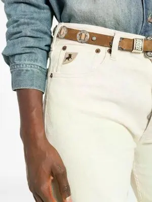 LOIS Lindsay Logo-patch Trousers
