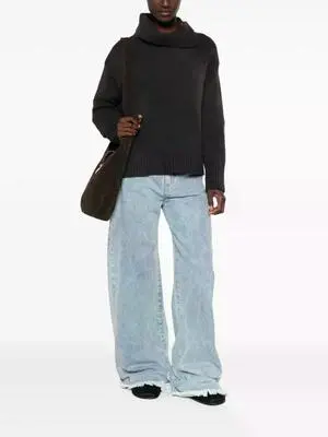 ANNE CLAIRE Wool Roll-neck Sweater