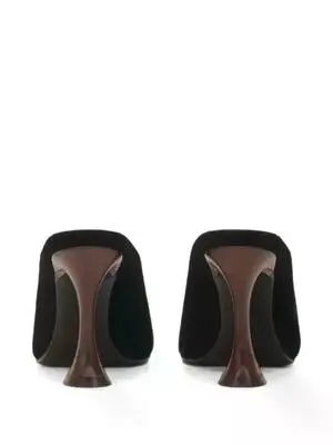 LANVIN Midnight Step Mules In Suede