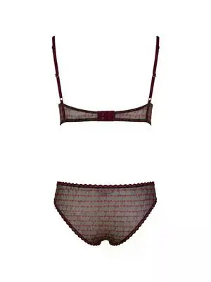 LAURA URBINATI Geometric-print Scallop-edge Briefs