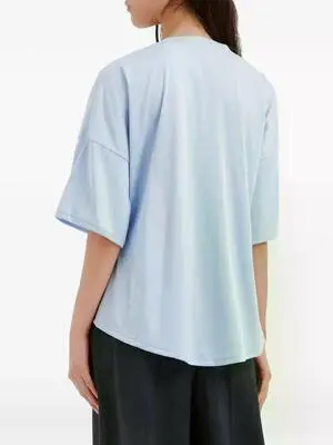 ENFOLD Peplum Curved-hem T-shirt