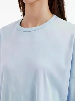 ENFOLD Peplum Curved-hem T-shirt