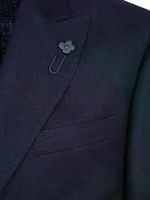 LARDINI Flower-pin Double-breasted Blazer
