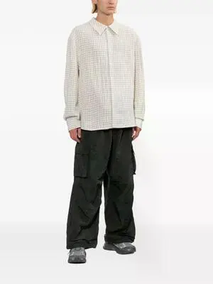 Comme Des Garçons Creased Cargo Pants - Blue