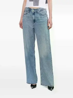 Rag & Bone Logan Crystal-embellished Jeans