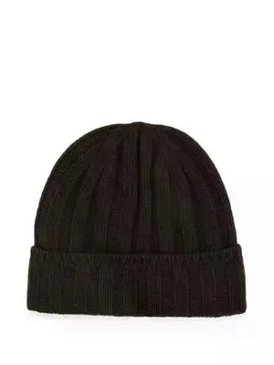 VANISE Cashmere Beanie Hat - Brown