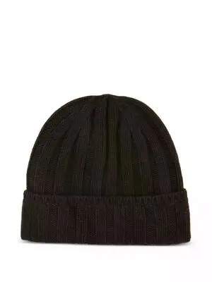 VANISE Cashmere Beanie Hat - Brown
