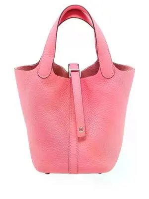 Hermès 2024 Clemence Picotin Lock 18 Handbag - Pink