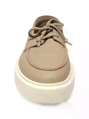 HENDERSON BARACCO Grainy Leather Loafers