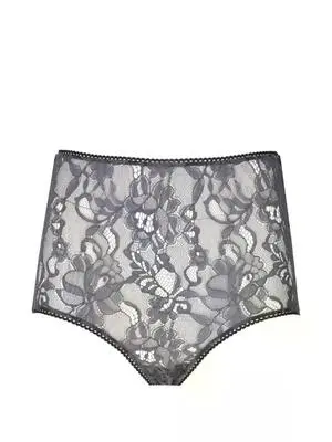 LAURA URBINATI Floral Lace Culottes - Grey