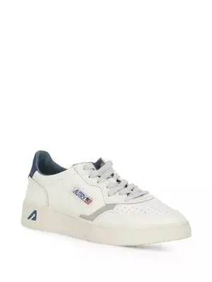 AUTRY Medalist Low Sneakers In Blue Depths And Vapor Leather