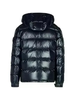 Moncler Maya Hooded Short Down Jacket - Blue