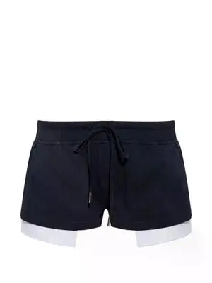 Dsquared2 Layered Drawstring Shorts - Blue