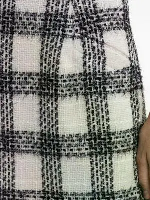 Vetements Checked Bouclé Mini Skirt