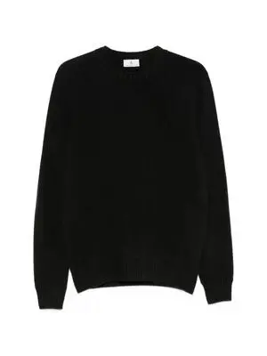 MAGAZZINO RICAMBI Ribbed-trim Crew Neck Sweater - Black