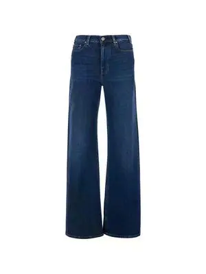Ag Wide-leg Jeans - Blue