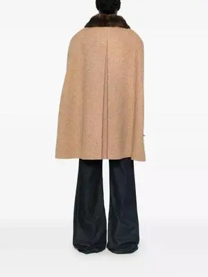 Valentino Garavani Sleeveless Tweed Cape