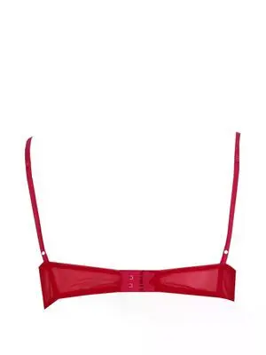 LAURA URBINATI Tulle Bow-detail Bra