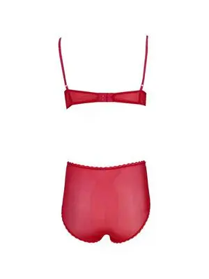 LAURA URBINATI Tulle Bow-detail Bra