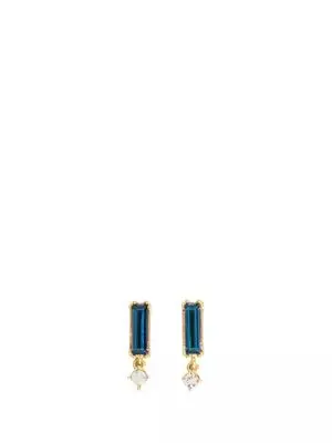 JIL SANDER Crystal-embellished Earrings - Gold