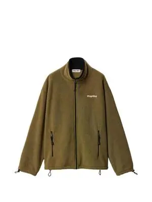 Miu Miu Fleece Zipper Jacket - Green