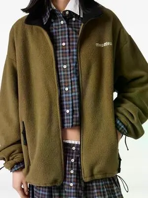 Miu Miu Fleece Zipper Jacket