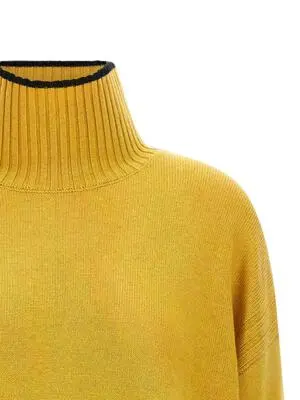 Pinko Ribbed-knit Roll-neck Sweater