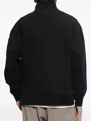 C.P. COMPANY Lens Detail Quarter-zip Sweater