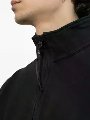C.P. COMPANY Lens Detail Quarter-zip Sweater