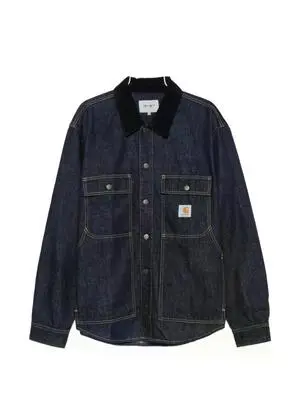 Carhartt Work In Progress Oakland Corduroy-collar Overshirt - Blue
