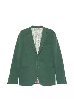 Etro Textured Single-breasted Blazer - Green