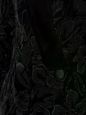 Balmain Velvet Floral Embroidered Blazer