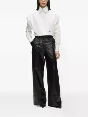 Karl Lagerfeld Rhinestone Embellished Cotton Shirt
