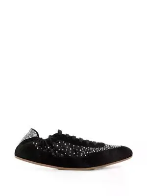 Rene Caovilla Florence Crystal-embellished Sneakers