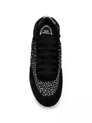 Rene Caovilla Florence Crystal-embellished Sneakers