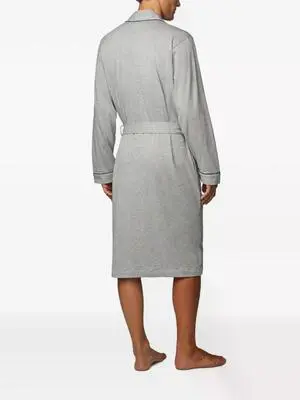 Hugo Piping-detail Belted Dressing Gown