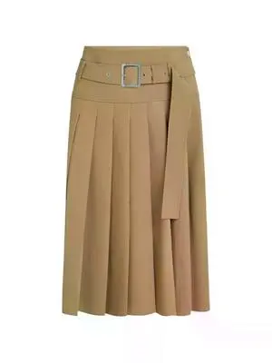 KARL LAGERFELD Karl Lagerfeld Pleated Midi Skirt