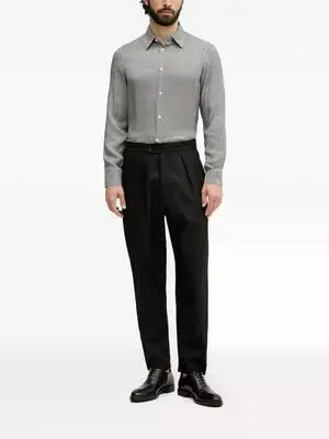 Armani Exchange Logo-print Long-sleeve Shirt