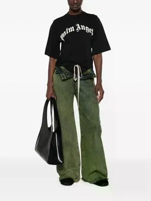 Palm Angels Round Neck Logo T-shirt