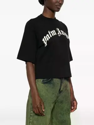 Palm Angels Round Neck Logo T-shirt