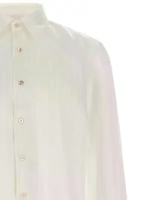 RIVIERA Vertical-stripe Silk Shirt