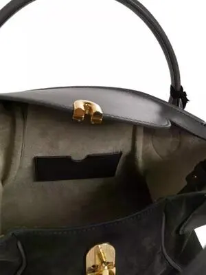 Balmain Small Pulse Day Suede Tote Bag