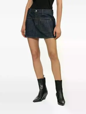Helmut Lang Mini Denim Skirt