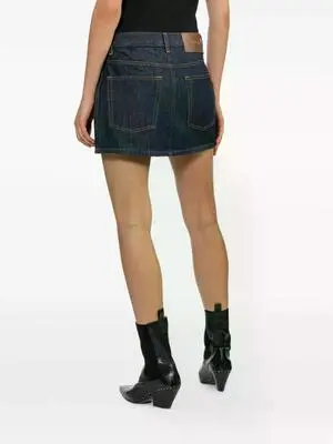 Helmut Lang Mini Denim Skirt