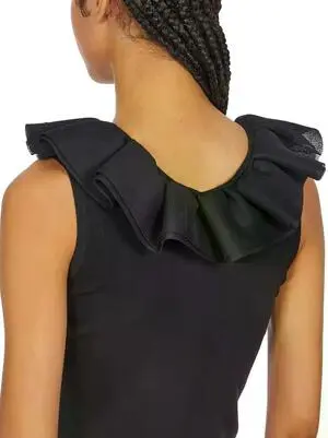 FERRAGAMO Ruffled Wool Top