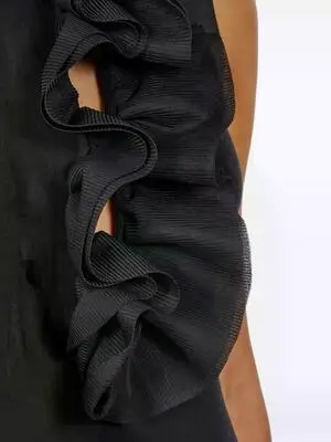 FERRAGAMO Ruffled Wool Top